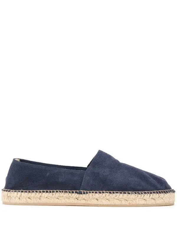 SCAROSSO Pablo Plain Espadrilles - Blue