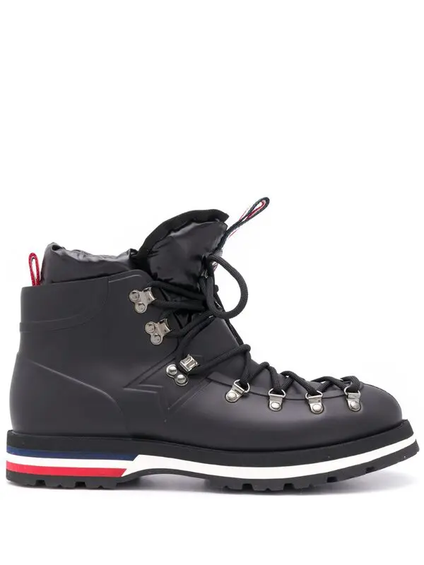 Moncler Blanche Hiking Boots Black Editorialist