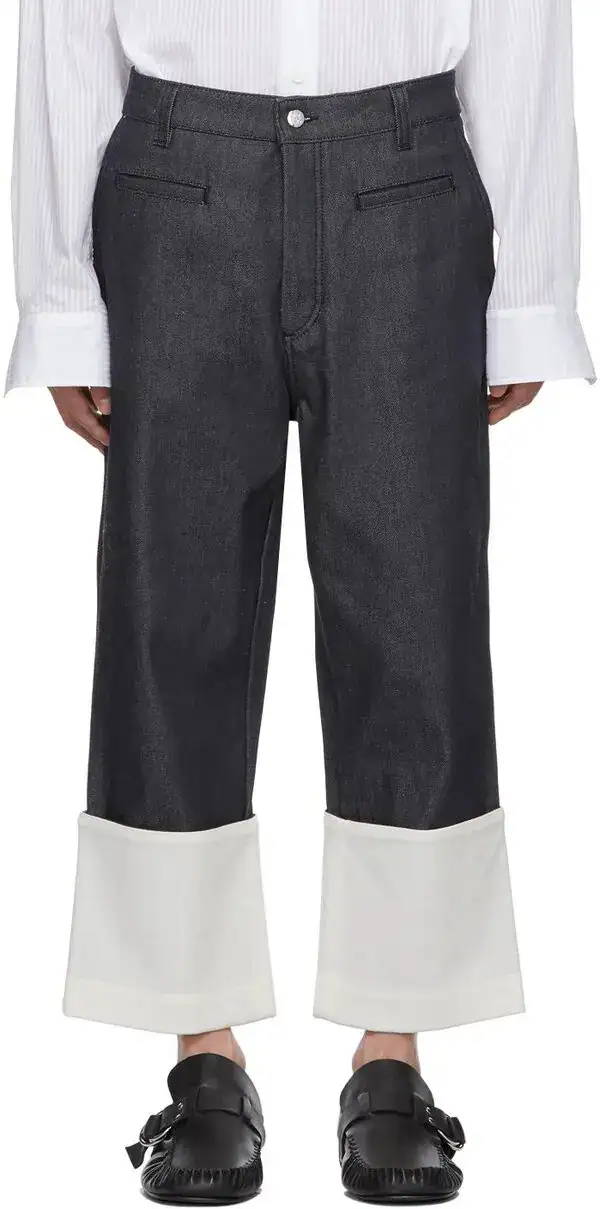 Loewe Navy Fisherman Jeans - Complete Price | Editorialist