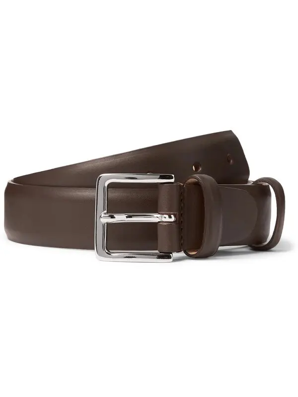 Mr P. Leather Belt - Brown