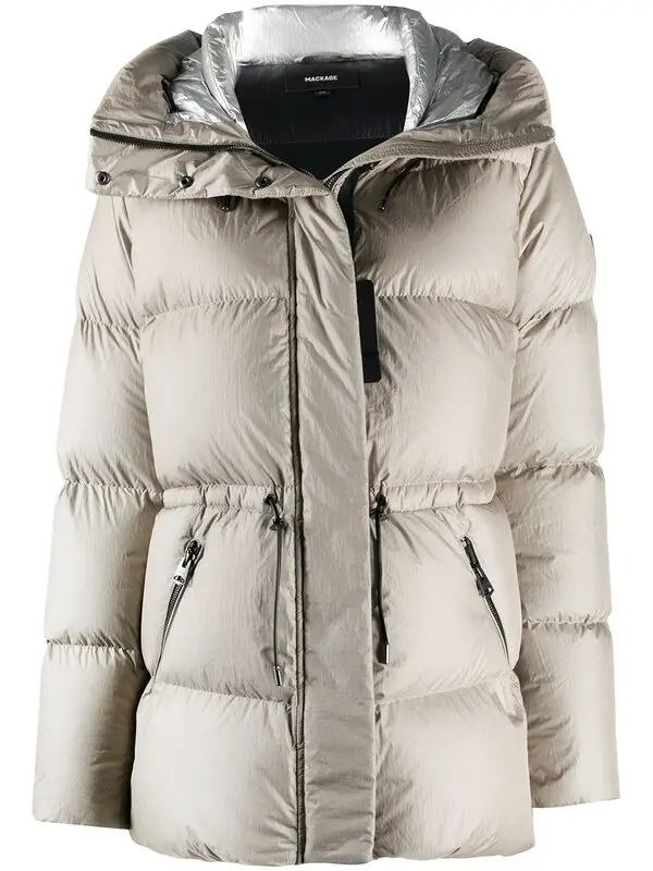 Mackage Freya Foi Shied Down Jacket In Grey - 20% Off | Editorialist