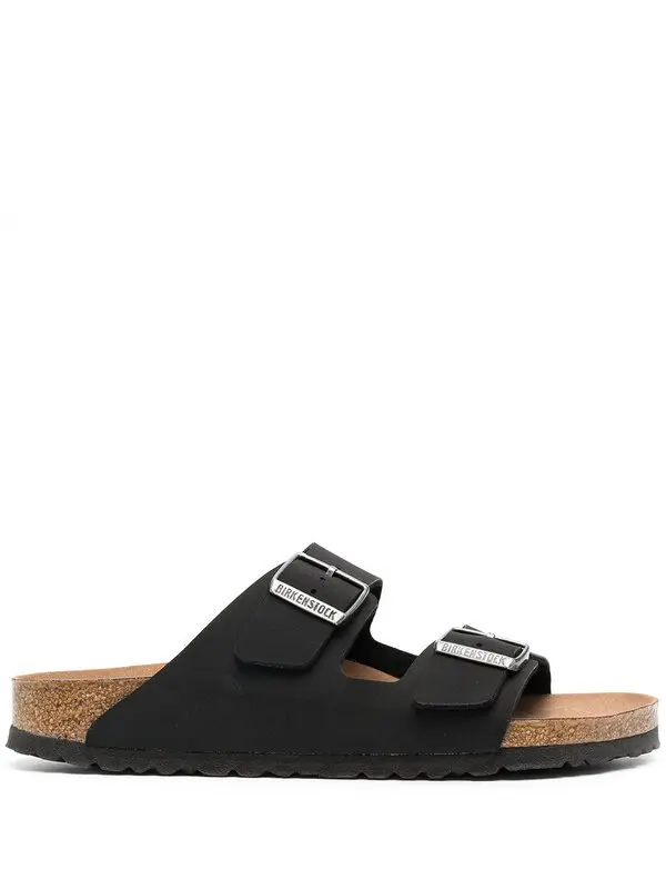 BIRKENSTOCK Arizona Vegan Buckle Sandals - Black