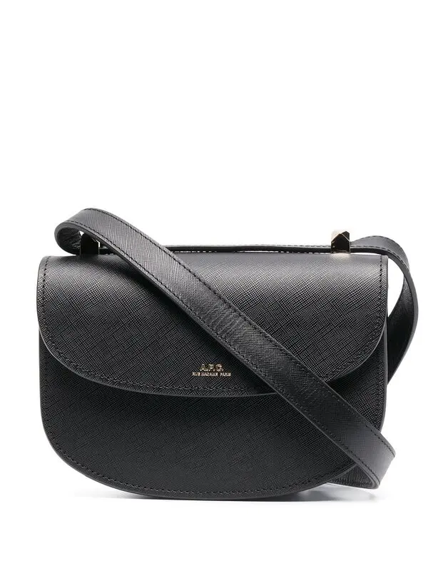 A.p.c. Saddle Shoulder Bag - Black