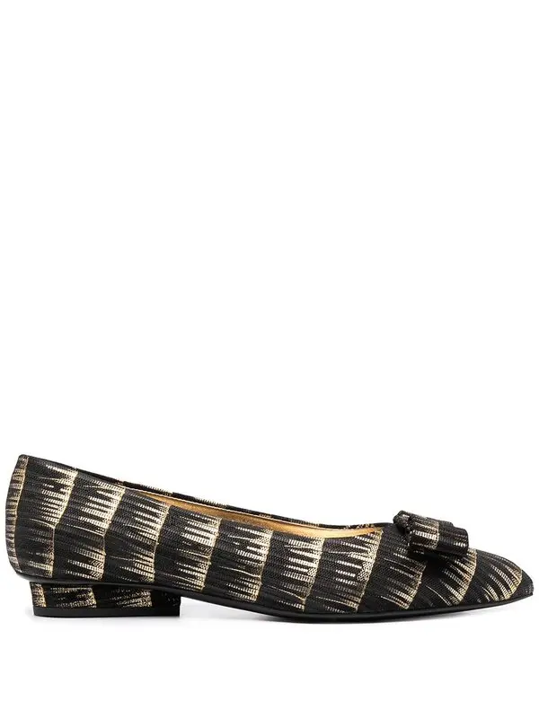 FERRAGAMO Brush Stroke Ballerinas