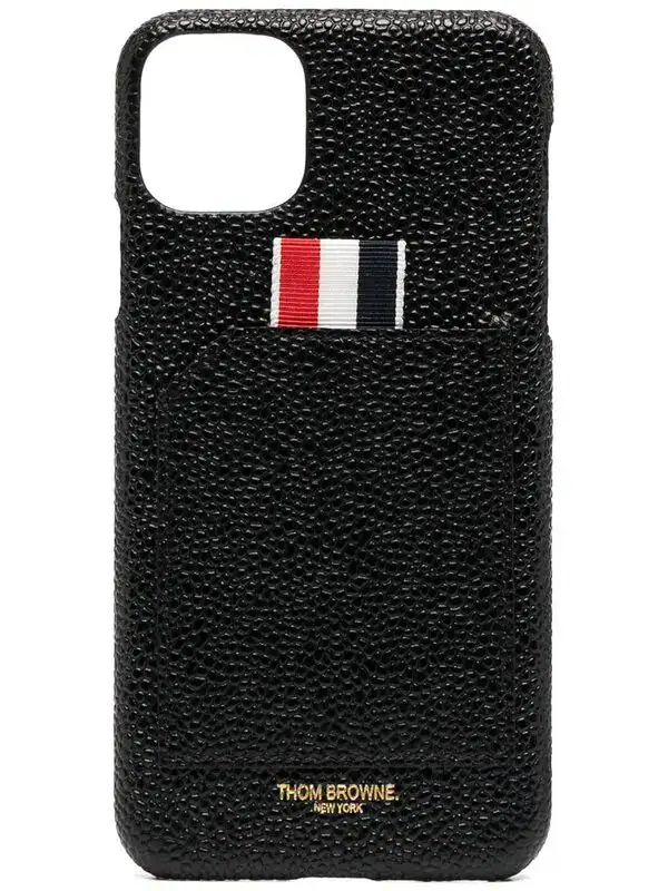 THOM BROWNE - thom browne iPhoneケース Thom Browne Iphone 11 Pro Case In Black - 60% Off | Editorialist
