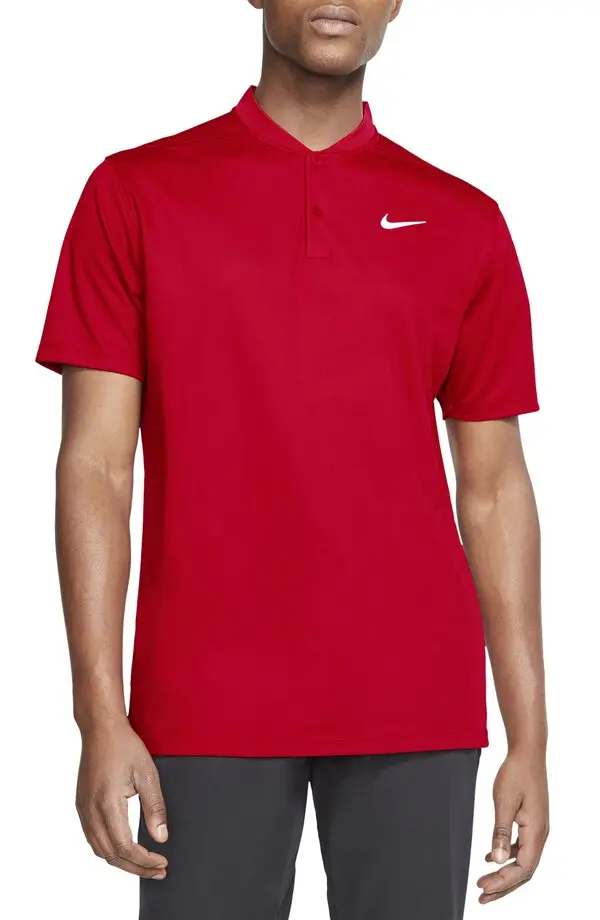 Nike Golf Dri-Fit Victory Blade Collar Polo University Red/White