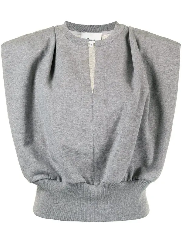 3.1 Phillip Lim French Terry Top - Grey
