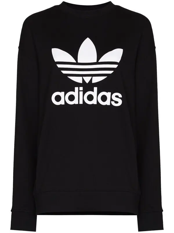 Adidas Logo-print Cotton Sweatshirt