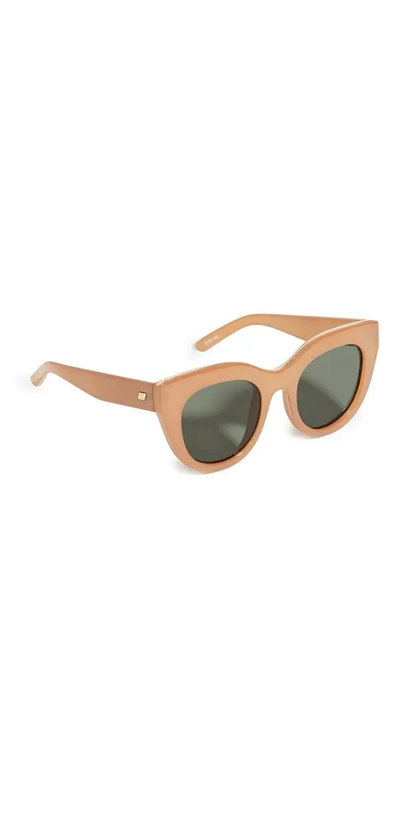 Le Specs Air Heart Sunglasses - Caramel Khaki Mono