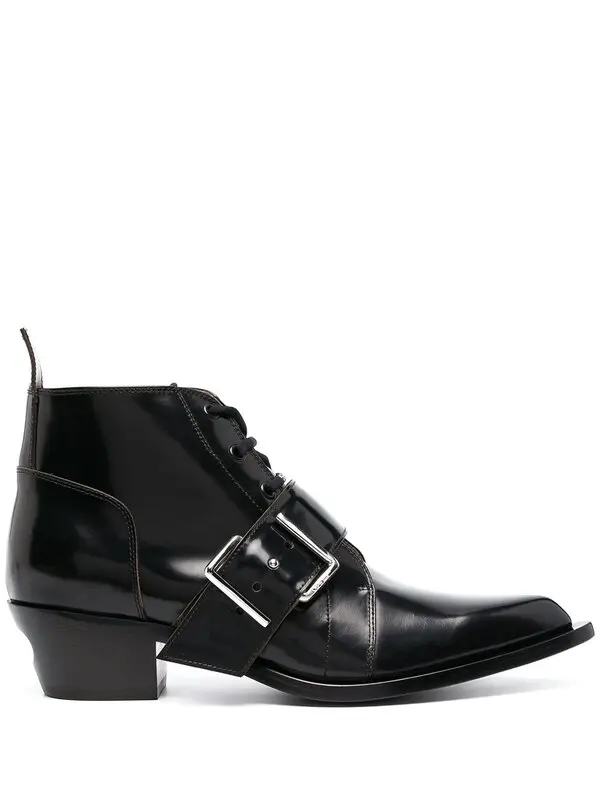 Off-White Side Buckle-detail Boots