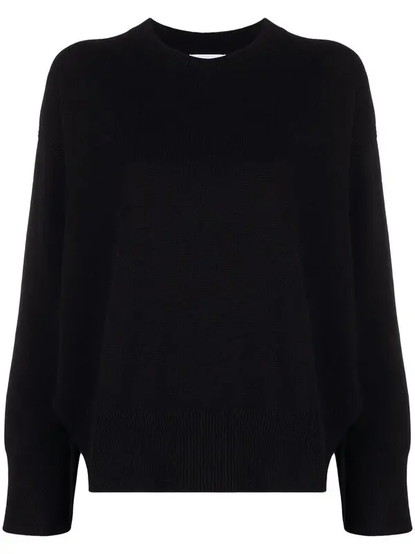 BARRIE Iconic Cashmere Pullover - Black