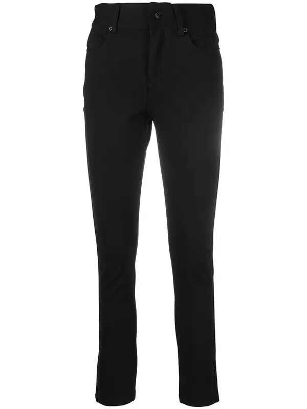 Dkny High-waisted Cropped Trousers