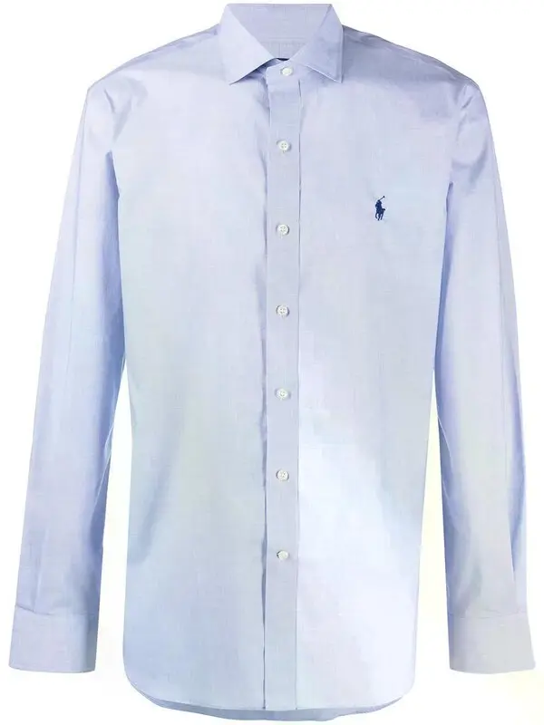 Ralph Lauren Embroidered Logo Shirt - Blue