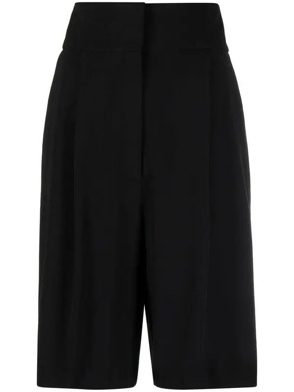 Fabiana Filippi Virgin Wool-blend Wide Shorts