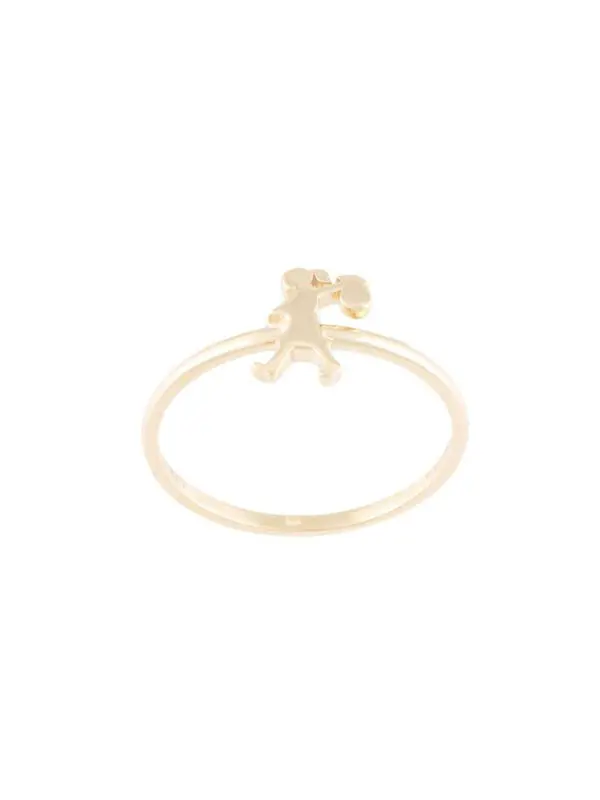 Karen Walker Mini Runaway Girl Ring Gold Editorialist