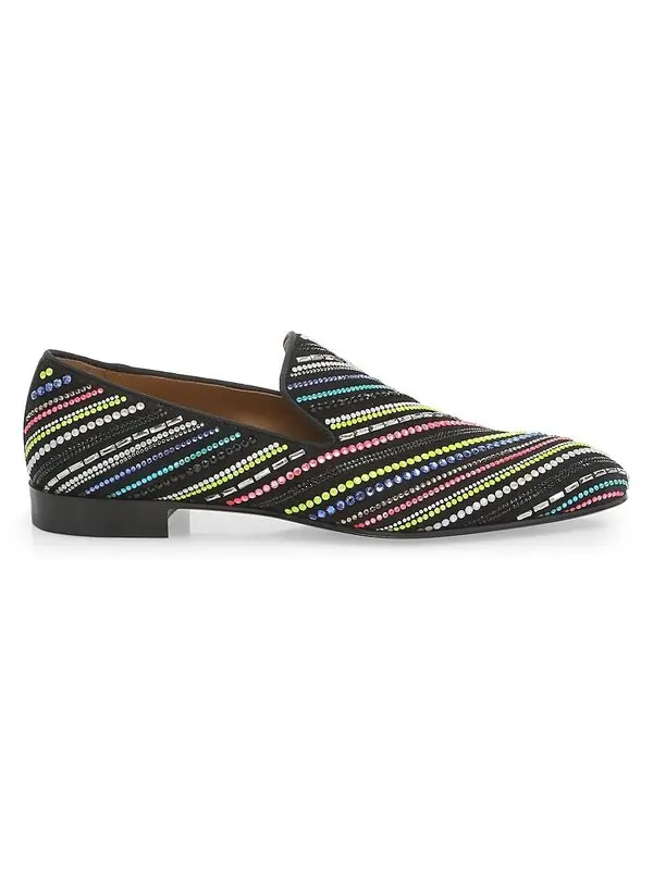 christian louboutin dandelion velvet flats