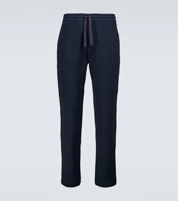 Loro Piana Horsey Cotton Fleece Sweatpants