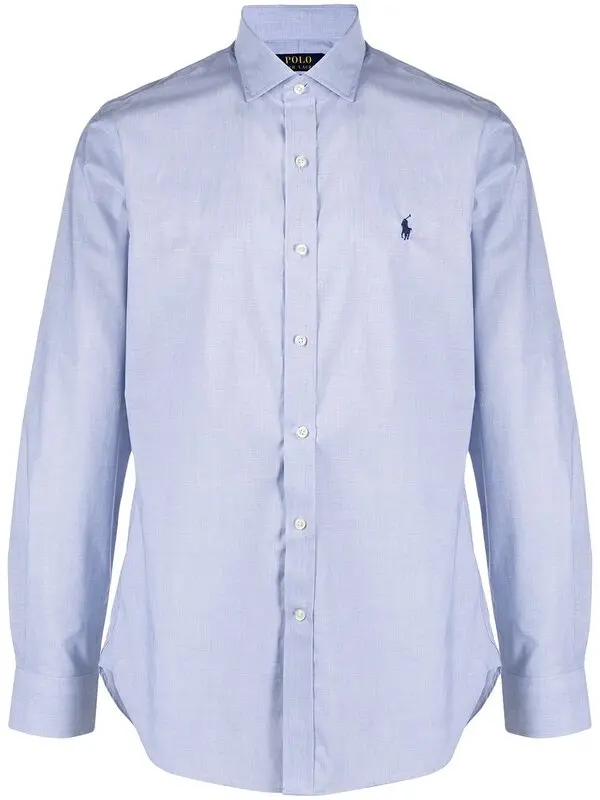 Ralph Lauren Embroidered Logo Shirt - Blue