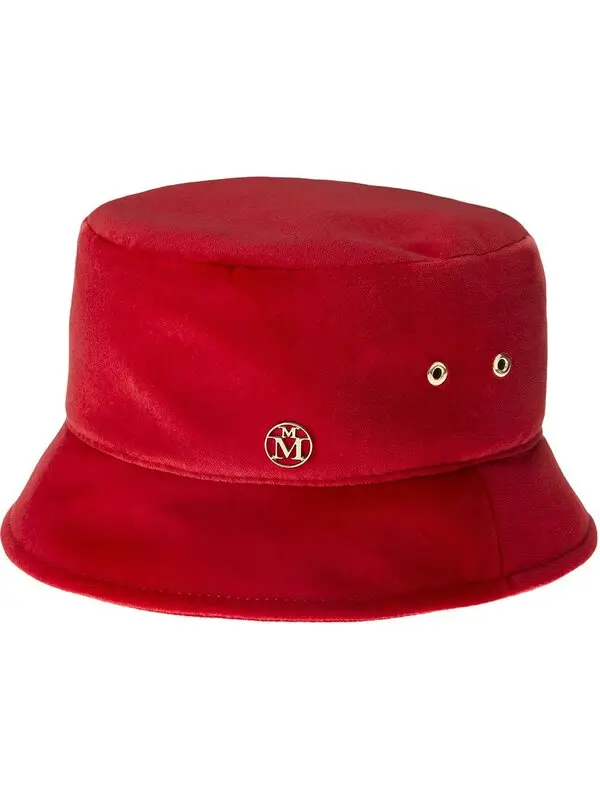 MAISON MICHEL Logo-plaque Bucket Hat