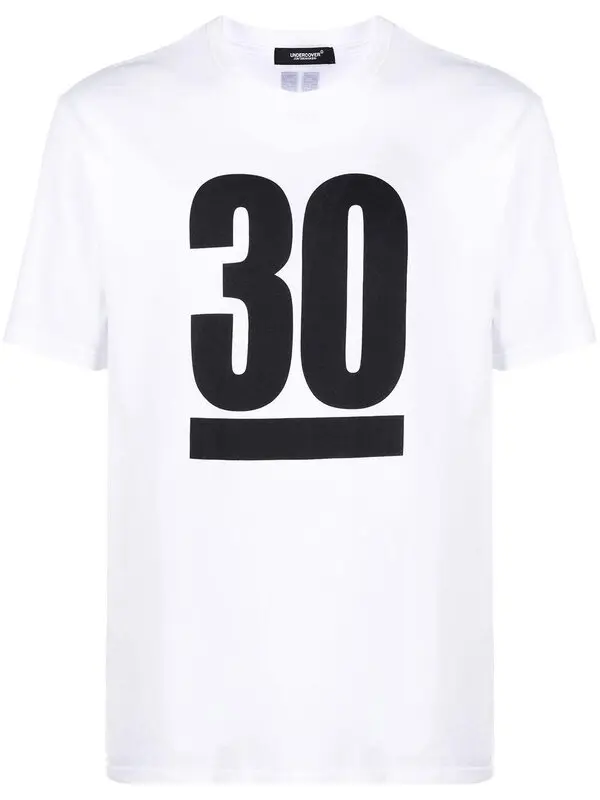 UNDERCOVERISM Tape Print T-shirt - White