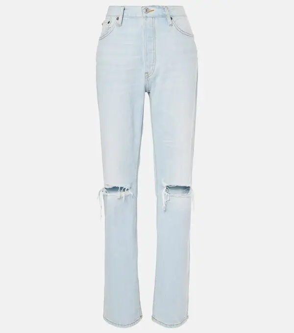RE/DONE Loose High-rise Straight Jeans
