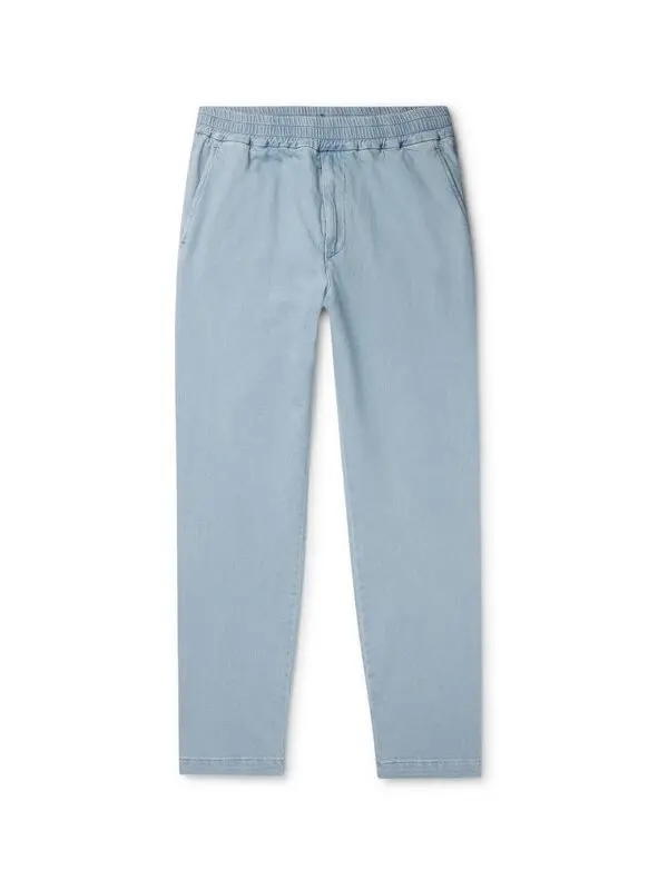 Barena Venezia Bragola Tapered Stretch-denim Trousers It 48 - Blue ...