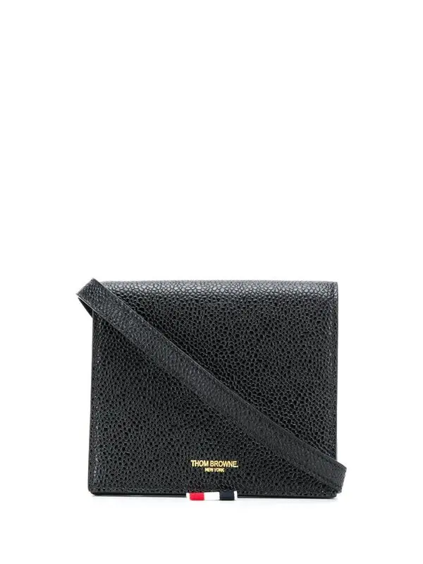 Thom Browne Rwb Tab Crossbody Wallet