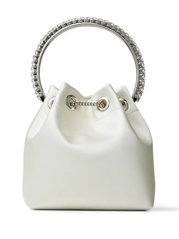 JIMMY CHOO Bon Bon Bucket Bag - Silver