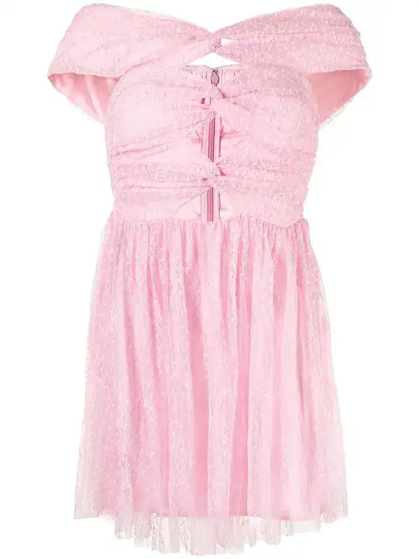 hot pink dress tight Tori Mini Dress in Hot Pink main image 1