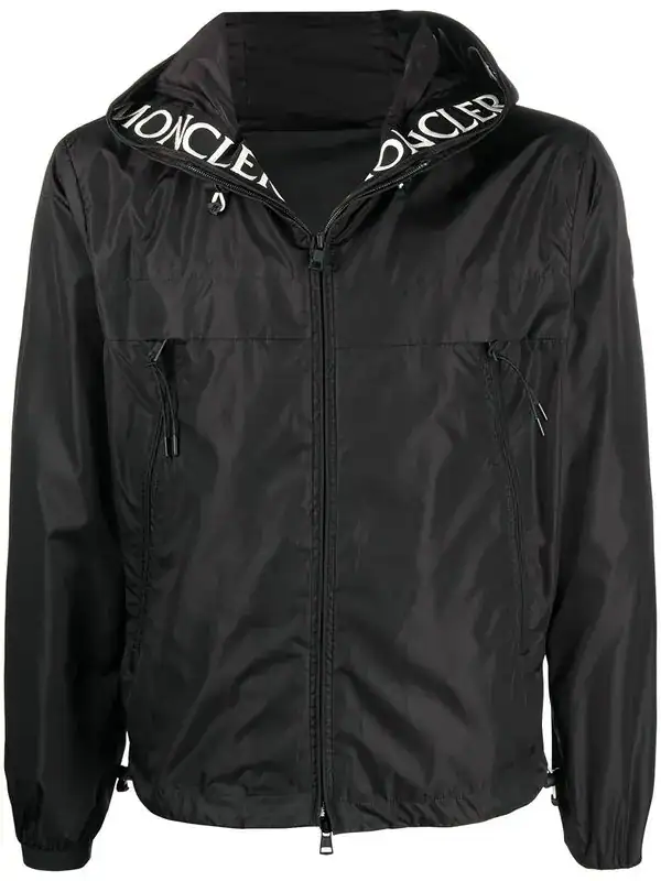 Moncler Massereau Logo Tape Jacket - Black | Editorialist