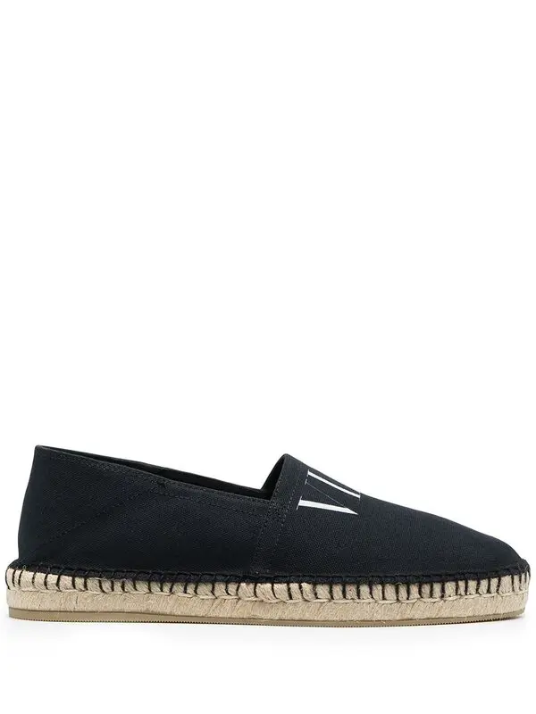 Valentino Garavani Vltn Logo Print Espadrilles