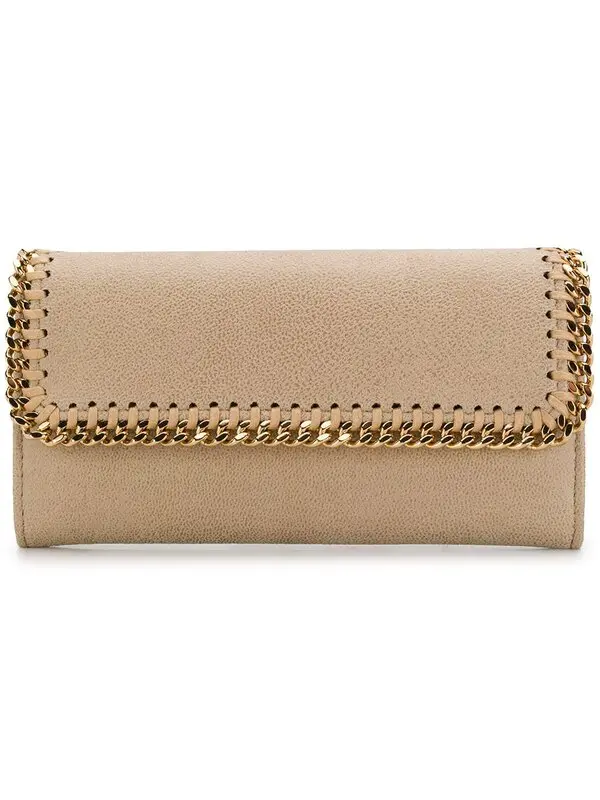Stella McCartney Falabella Wallet - Neutrals