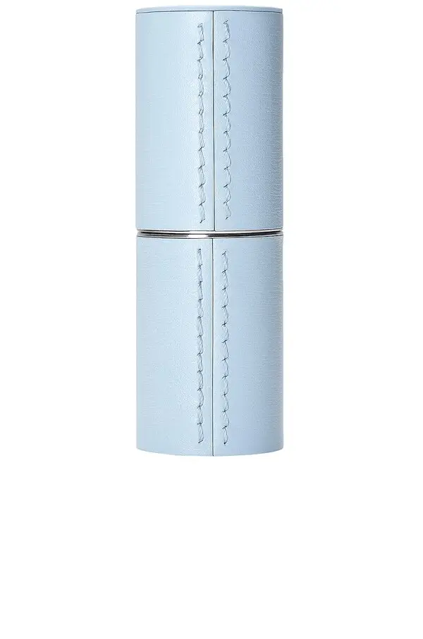 LA BOUCHE ROUGE PARIS Refillable Leather Case In Baby - Blue