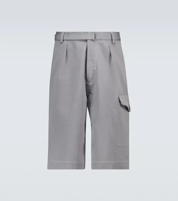 Auralee Washed Finx Chino Shorts In Grey - 40% Off | Editorialist