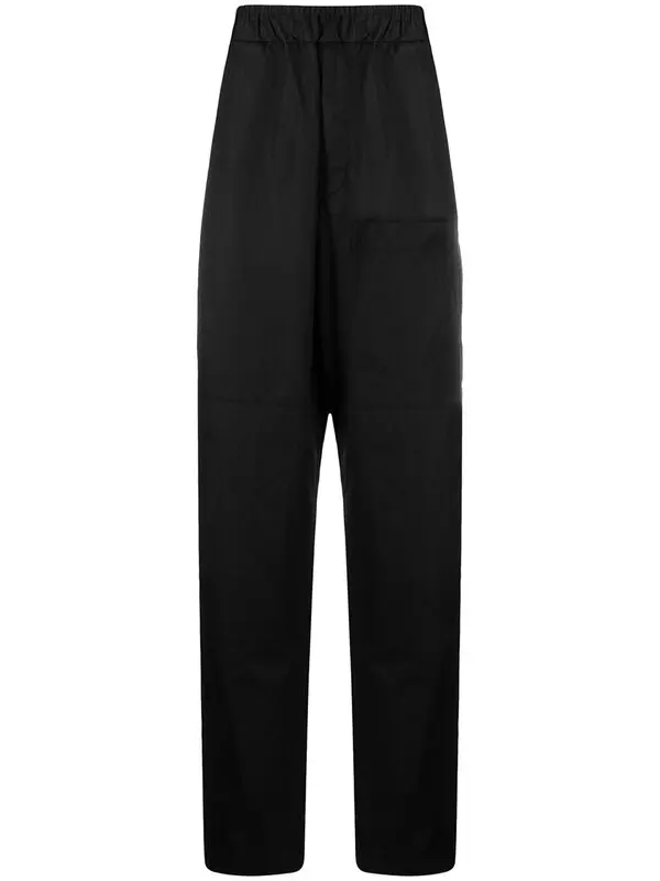 JIL SANDER Elasticated Waist Wide-leg Trousers