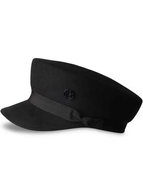 Maison Michel Abby Baker Boy Hat In Black - 34% Off  display picture 3