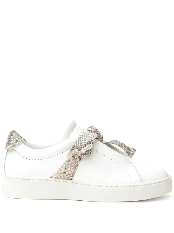 ALEXANDRE BIRMAN Jungle Leather Sneakers - White