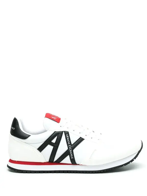 Armani Exchange Logo-patch Lace-up Sneakers