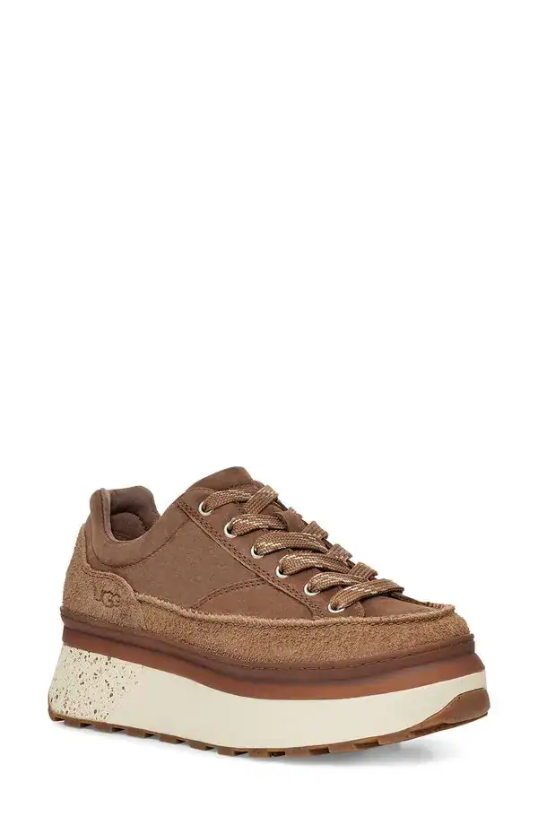 Ugg Marin Platform Sneaker Chestnut Leather Editorialist