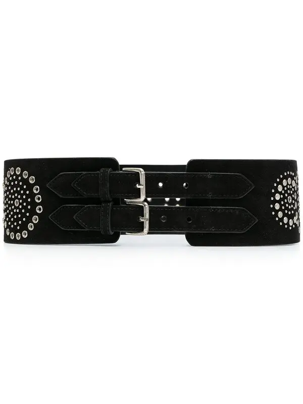 10 CORSO COMO Studded Suede Belt