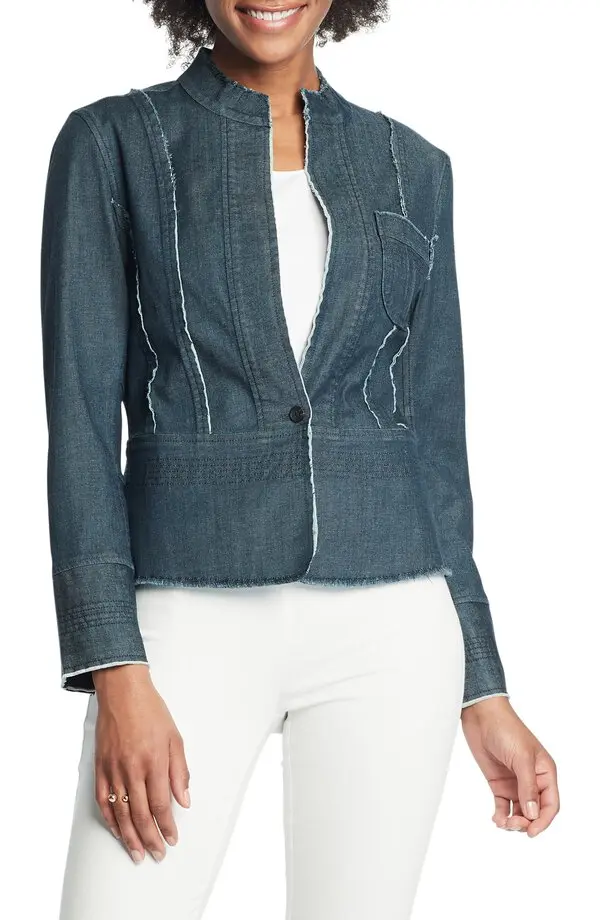 Buy NIC+ZOE Our Favorite Denim Jacket - Blue At 40% Off | Editorialist