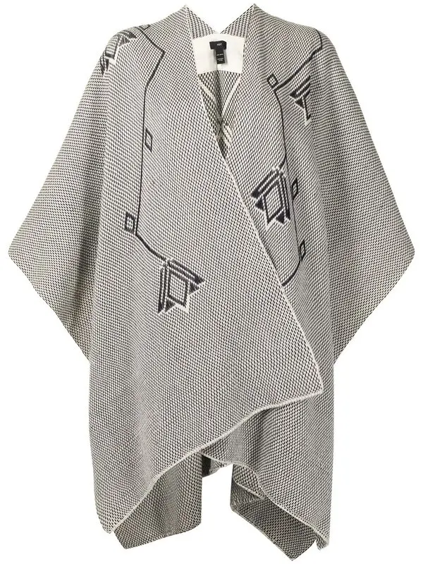 Voz Double V-neck Merino Shawl
