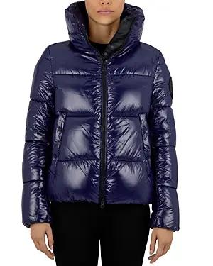 Buy SAVE THE DUCK Isla Quilted Puffer Jacket - Evening Blue At 76% Off ...
