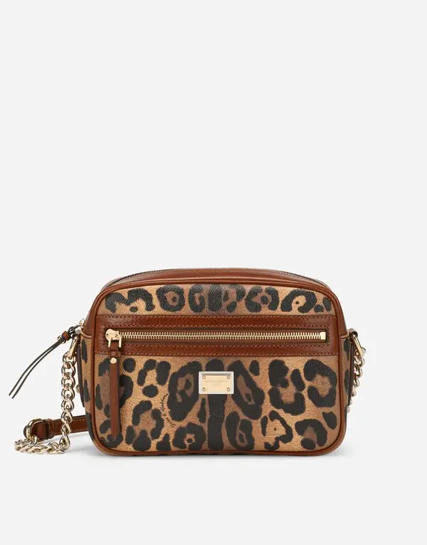 Dolce & Gabbana Leopard-print Crespo Crossbody Bag