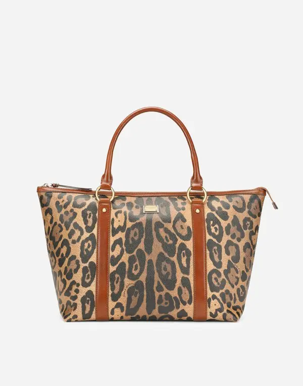 Dolce & Gabbana Leopard-print Crespo Shopper