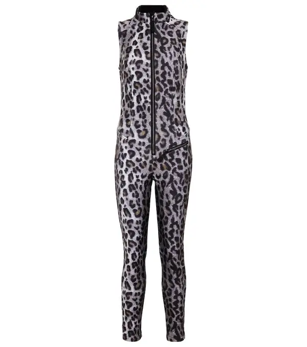 Jetset Domina Leopard-Print Ski Suit In Multicoloured - 40% Off ...