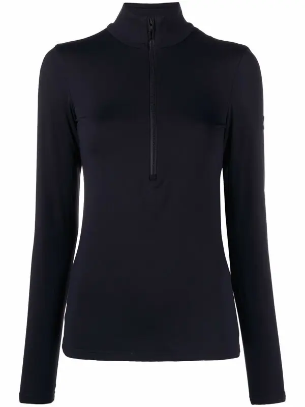 Fusalp Logo-patch Zip-up Top - Blue