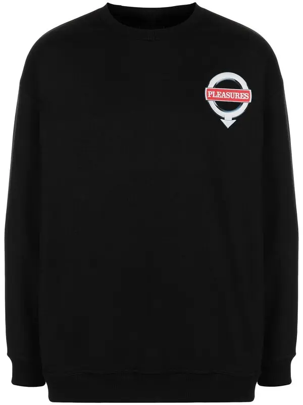 PLEASURES Language Crewneck Sweatshirt
