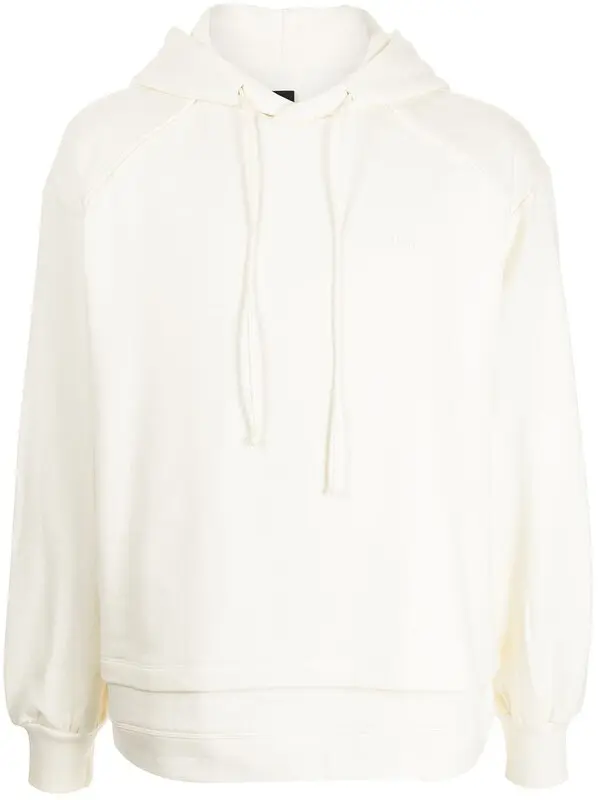 JUUN.J Layered Cotton Hoodie