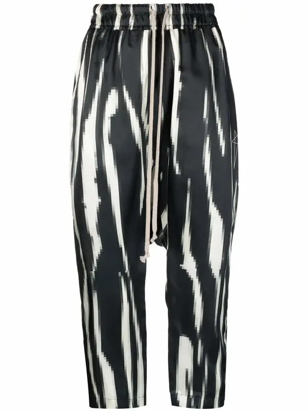 Rick Owens Zebra-print Trousers